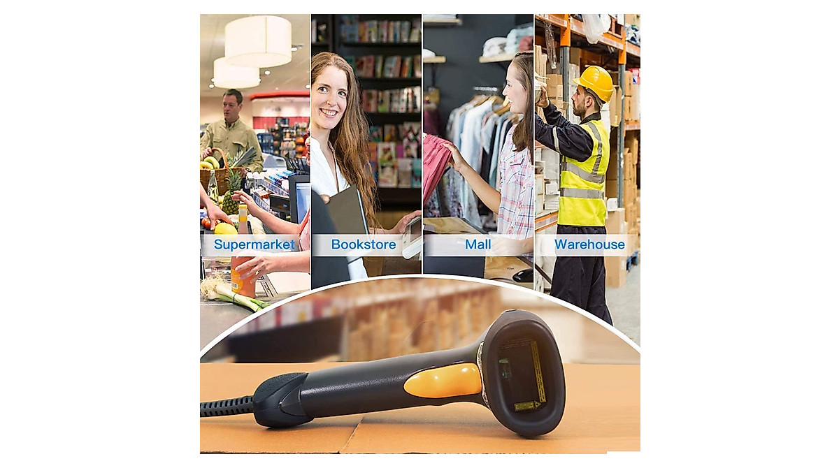 Buy Symbol LS2208 Handheld 1D Laser Barcode Scanner