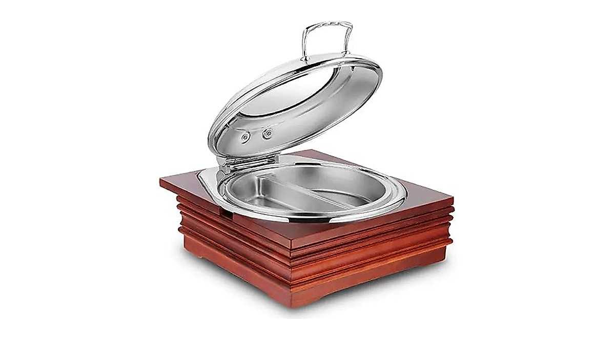 ASSYA Electric Buffet Server - Safe & Stylish Chafing Dish