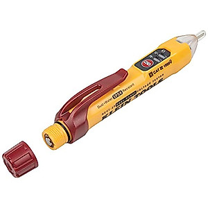 Klein Tools NCVT2P Dual Range, Non-Contact Voltage Tester, 12-1000V AC, Visual and Audible Indicators, Auto Power Off, Green