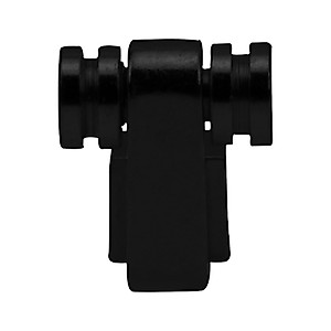 8Pcs Yootones Roller Guitar String Tree Guides Retainer with Screws Compatible with Fenders Strat Tele ST TL Electric Guitar Bass Telecaster Parts (Black)