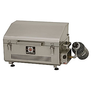 Solaire SOL-IR17BWR Anywhere Portable Infrared Warming Rack Gas Grill, Stainless Steel