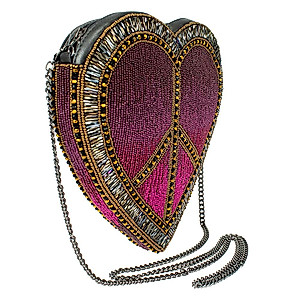 Mary Frances womens Love Crossbody Heart Handbag Sling Bag, Multi, Medium US