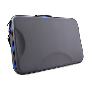 CASEMATIX Travel Case Compatible with Numark Mixstream Pro Plus, Mixstream Pro Go Standalone DJ Controller, Numark NV2 Serato Mixers and More - Includes Carrying Case Only with Shoulder Strap