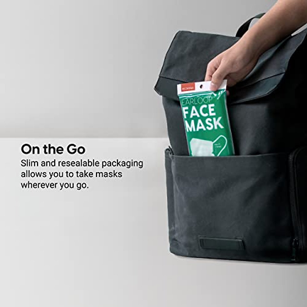 IRIS USA EZFM-L7 Disposable Earloop Face Resealable