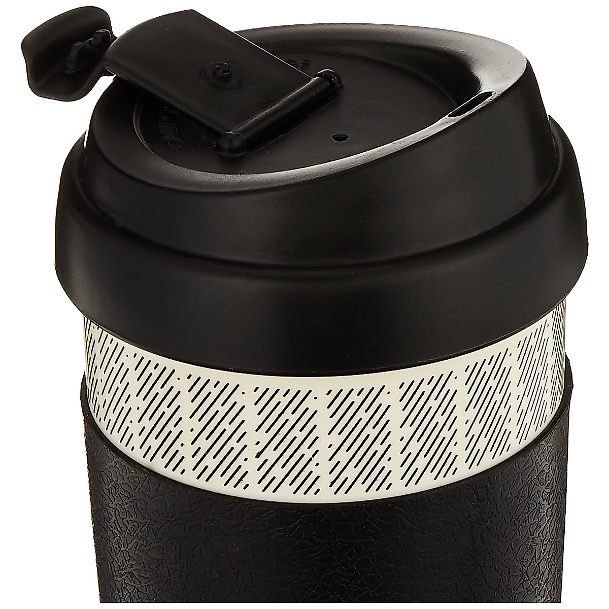 Copco 5237160 Reusable Set of 2 Insulated Double Wall Travel Mugs 16-ounce White/Black