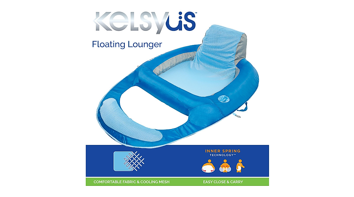 Kelsyus Spring Float Pool Lounger - Relax & Enjoy