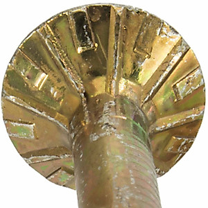 Jake Sales #15x14 Bronze Coated Multipurpose Wood Screw Torx/Star Drive Flat Head (1 Pound - 9 Approx. Screw Count) Exterior Coated - ACQ Compatible Wood Screws