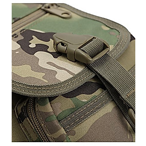 MLOLM Tactical Backpack Mini Military Rucksack Water Resistant Backpack for Mens 10L