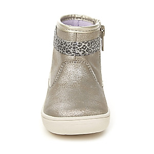 Stride Rite 360 Infant and Toddler Girls Magnolia First Walker Shoe, Silver