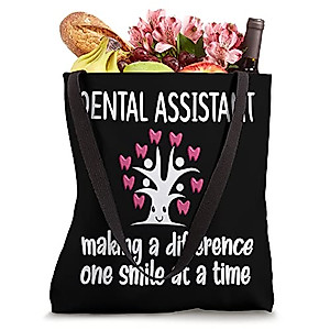 Dental Assistant One Smile At A Time Dental Assistant Tote Bag