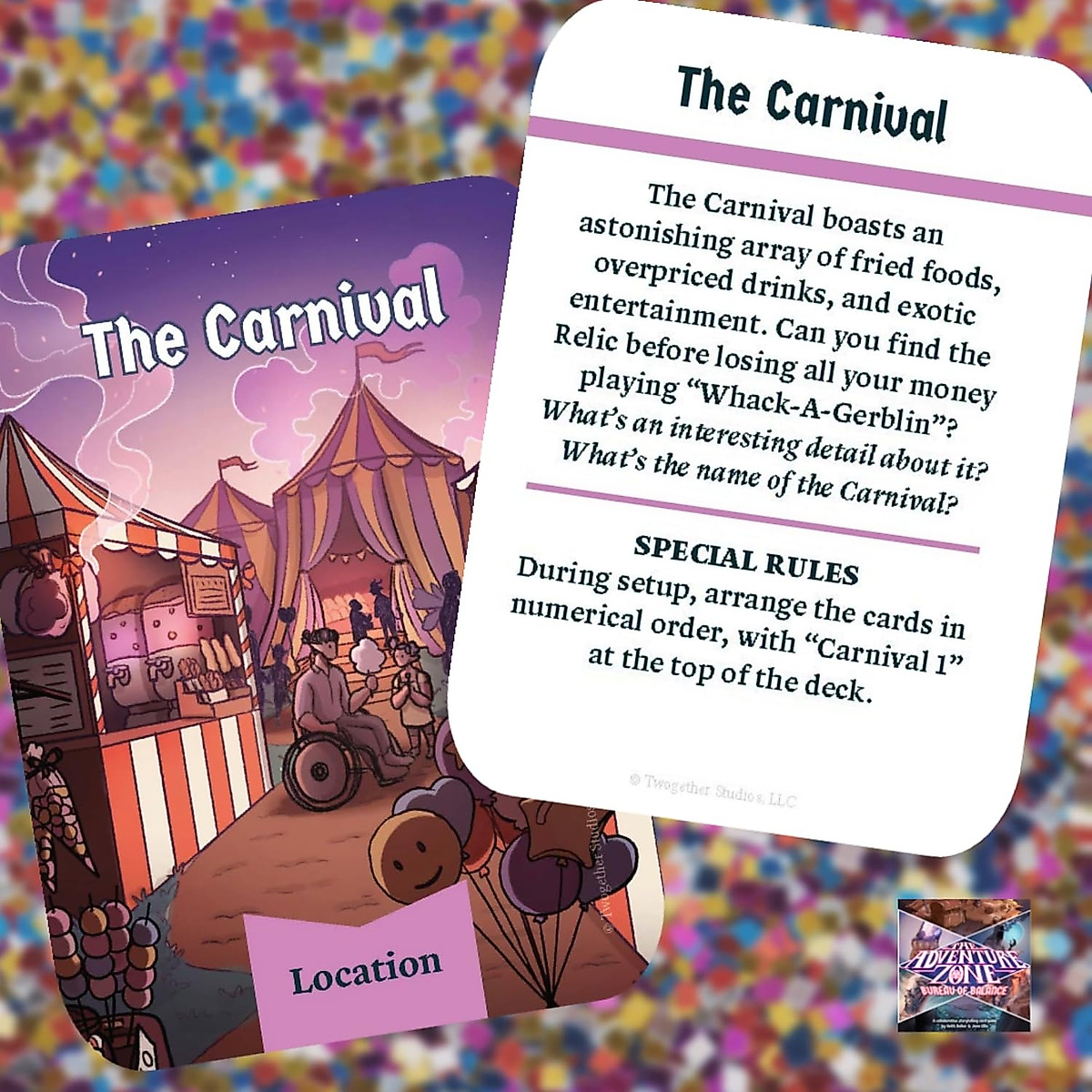 The Adventure Zone: Bureau of Balance Cooperative Storytelling Card Game: Kind of a Big Deal Expansion by Twogether Studios and The McElroy Family