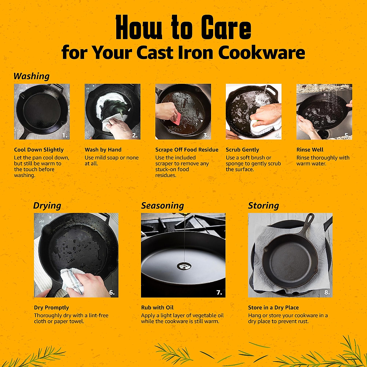 Cast Iron Reversible Grill/Griddle Set with Press, Scraper & Mitts - Pre-Seasoned, Non-Stick - 16.75" x 9.5" - Gas Stove, Grill, Camping, Indoor and Outdoor Cooking