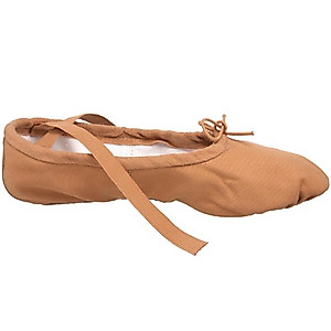 Sansha Pro 1 Canvas Ballet Slipper,Flesh,20 W (16 W US Men's)