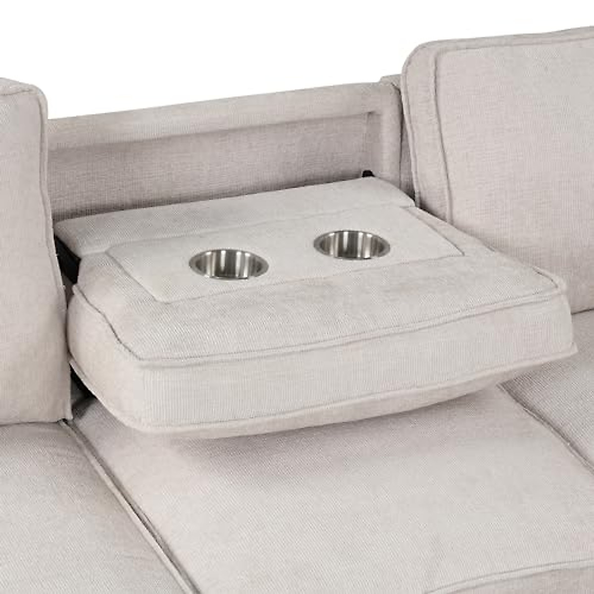 Reversible Pull-Out Sleeper Sectional Sofa Bed,Convertiable Padded Upholstery L-Shaped Corner Sofá Modular Futon Lounge Recliner Couch with Storage Chaise for Living Room Compact Space Furniture Set