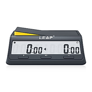 LEAP Chess Clock Digital Timer Advanced for Game and Chess Timer with Bonus & Delay Count Down up Alarm