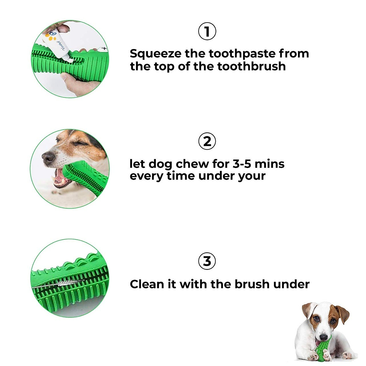 ZP-PY Dog Chew Toys for Aggressive Chewers: Alligator Dog Toys for Large/Medium/Small Breed - Indestructible Dog Toys - Toothbrush Rubber for Dog Teeth Cleaning - Squeaky Sound for Dog Attraction