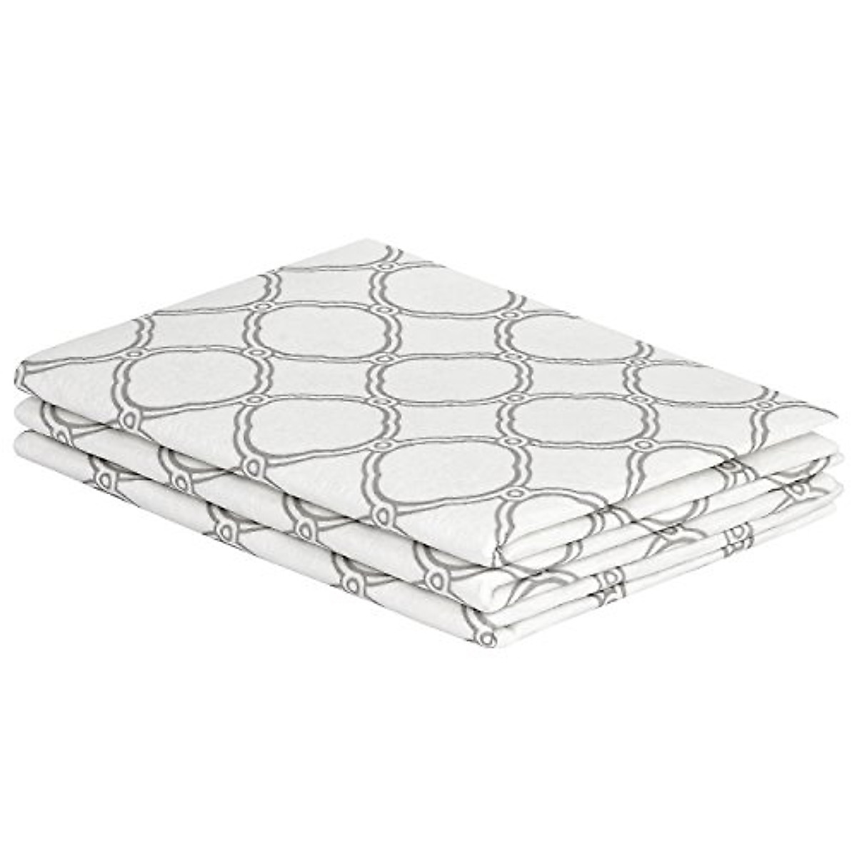 Envision Home Refrigerator Liners, Shelf Liner, Absorbent Fridge Liners, 12 Inch x 24 Inch, Trellis Print, 3 Pack