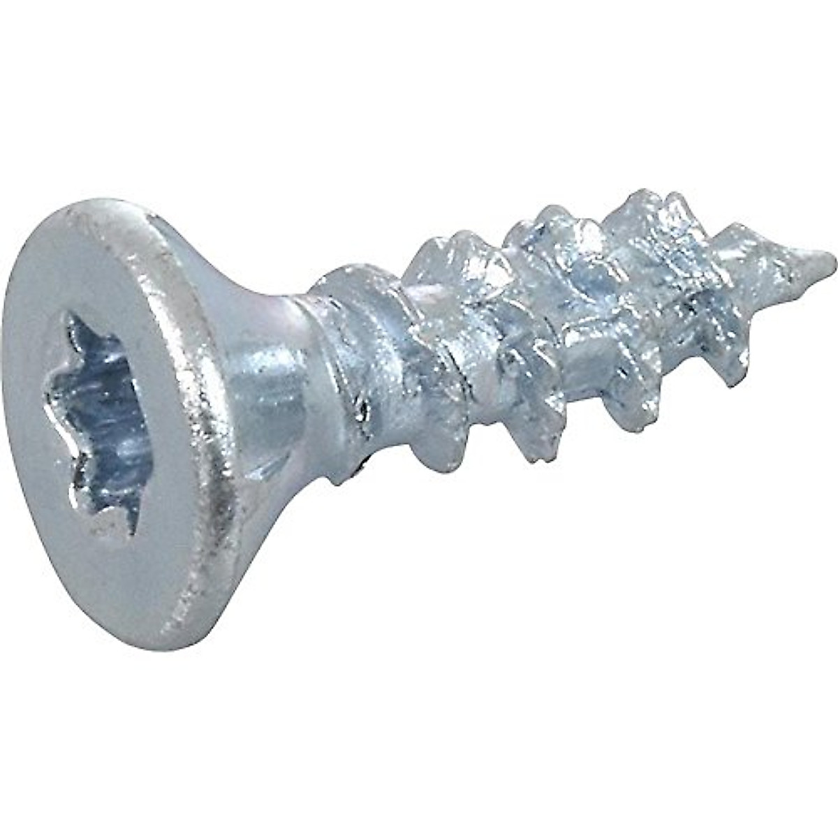 Power Pro Premium One Multi-Material Flat Head Screws, Zinc Plated Steel, Fasten in Wood, Metal, Concrete, Drywall and Plastic, Silver, #6 x 5/8 inch, Box of 50 Screws