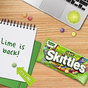 SKITTLES Sour Summer Chewy Candy Bulk Assortment, 1.8 Ounce (Pack of 24)
