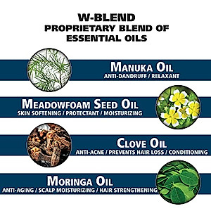 Wahl Beard Creme for Softening, Moisturizing, & Conditioning Facial Hair - Essential Oils for Men’s Grooming with Manuka Oil, Meadowfoam Seed Oil, Clove Oil, & Moringa Oil (3 Oz) - Model 805615A