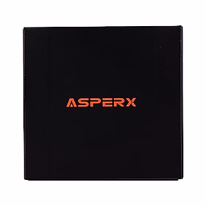 ASPERX AX4500 Jump Starter, 4500A Peak Car Jump Starter for Up to All Gas and 10.0L Diesel Engines, 12V Battery Starter with 4 Inch LCD Display, Lithium Battery Booster with Built-in LED Light