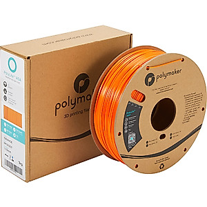 Polymaker ASA Filament 1.75mm Orange, 1kg ASA 3D Printer Filament, Heat & Weather Resistant - ASA 3D Filament Perfect for Printing Outdoor Functional Parts, Dimensional Accuracy +/- 0.03mm