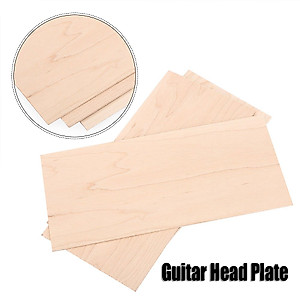 3Pcs Guitar Head Veneers, Maple Guitar Headplate for Guitar Luthiers Replacement Tool Maple Wood Veneer Maple Veneer Maple Veneer Maple Veneer