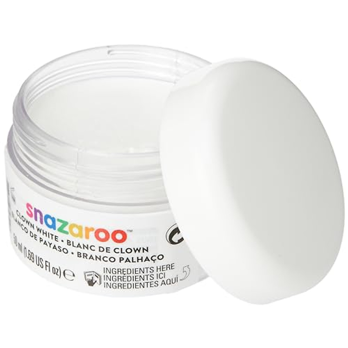 Snazaroo Face and Body Paint, Clown White, 50ml