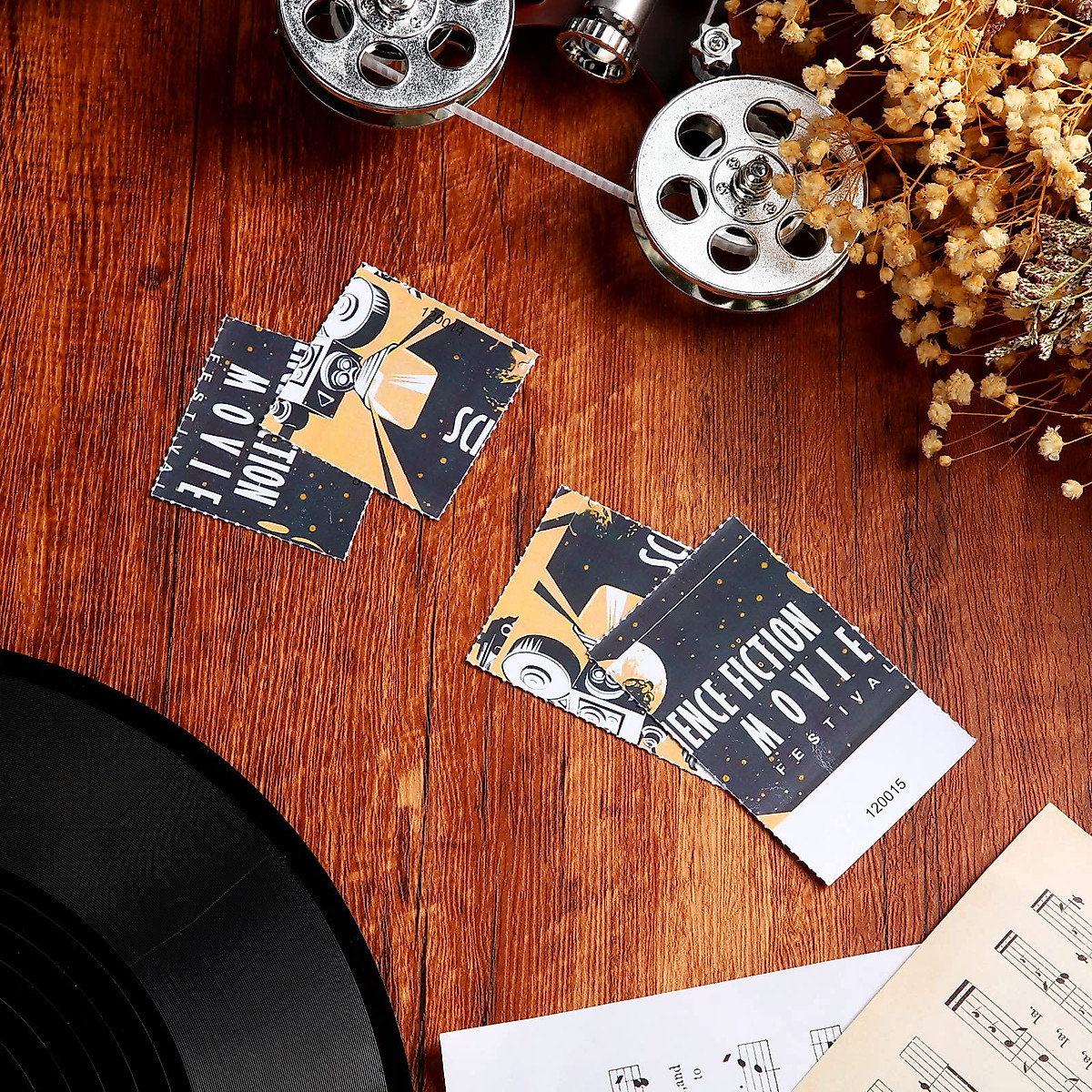 Sherr 200 Sheets Printable Raffle Tickets with Numbers Tear Away Stubs 8.5 x 11 Inch 40 lb Perforated Cardstock for Events, 1600 Tickets, White, 2.125 x 5.5 Inch