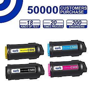 SOKO C500 C505 High Yield Toner Cartridge Replacement for Xerox Versalink 106R03869 106R03866 106R03867 106R03868 for Versalink C500 C500DN C500N C505 C505DN C505N C505S C505X Printer