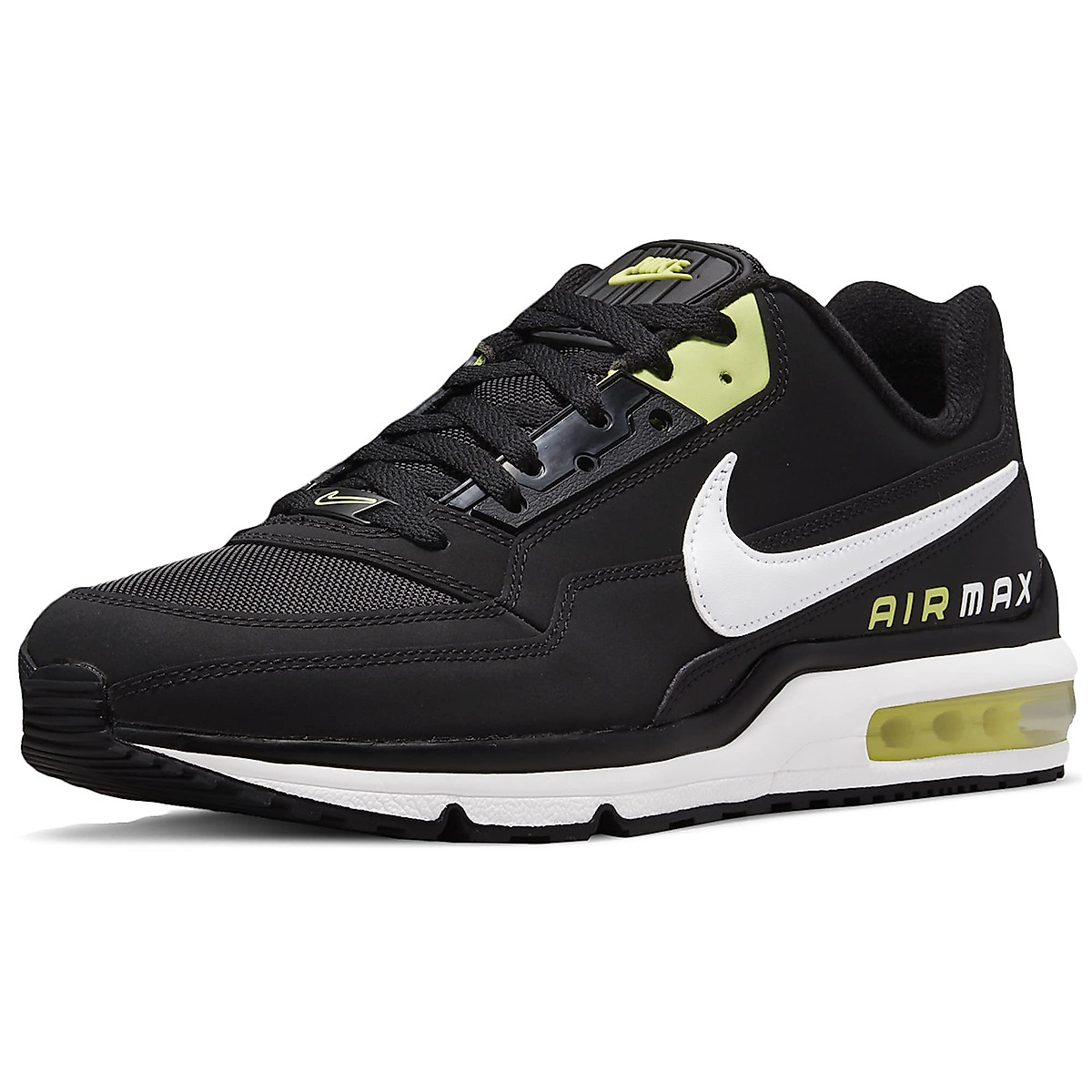 NIKE mens Air Max LTD 3 shoe, Black White Lt Lemon Twist, 10.5