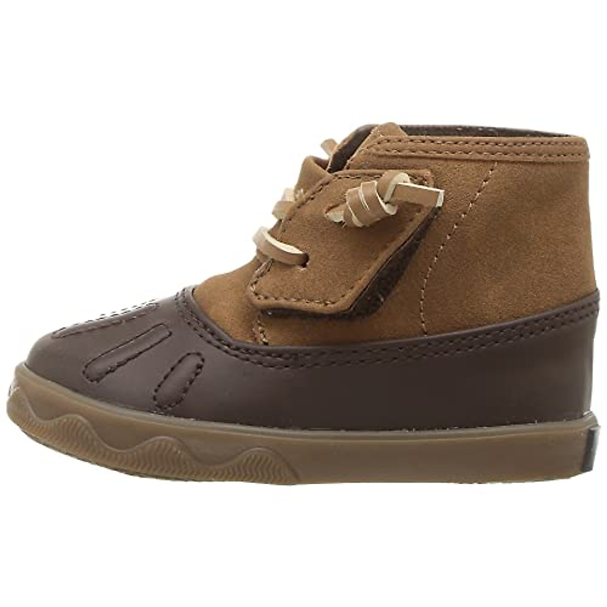 Sperry Kids Footwear Baby Icestrom Crib Boot, Tan/Brown, 4 US Unisex Infant