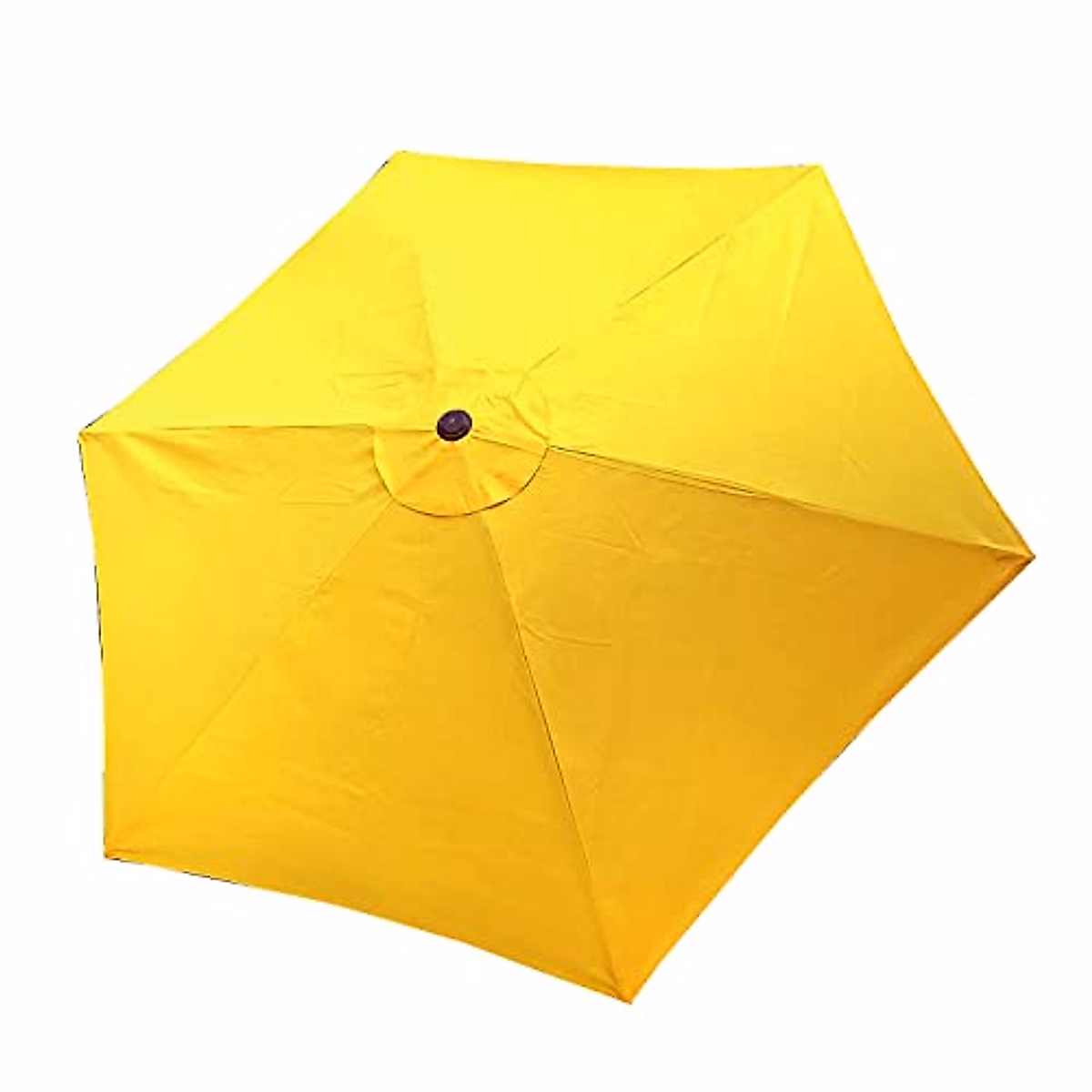 BELLRINO DECOR Replacement Yellow Strong & Thick Umbrella Canopy for 9ft 6 Ribs Yellow (Canopy Only)