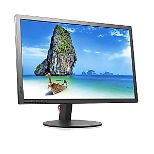 Lenovo ThinkVision T2254p LED Backlit 22 inch Anti-Glare Monitor, VGA, HDMI, Display Port, 5ms Response Time, 16.7 Million Colors, 170 Degree Viewing Angle, 1050p at 60 Hz (Renewed)