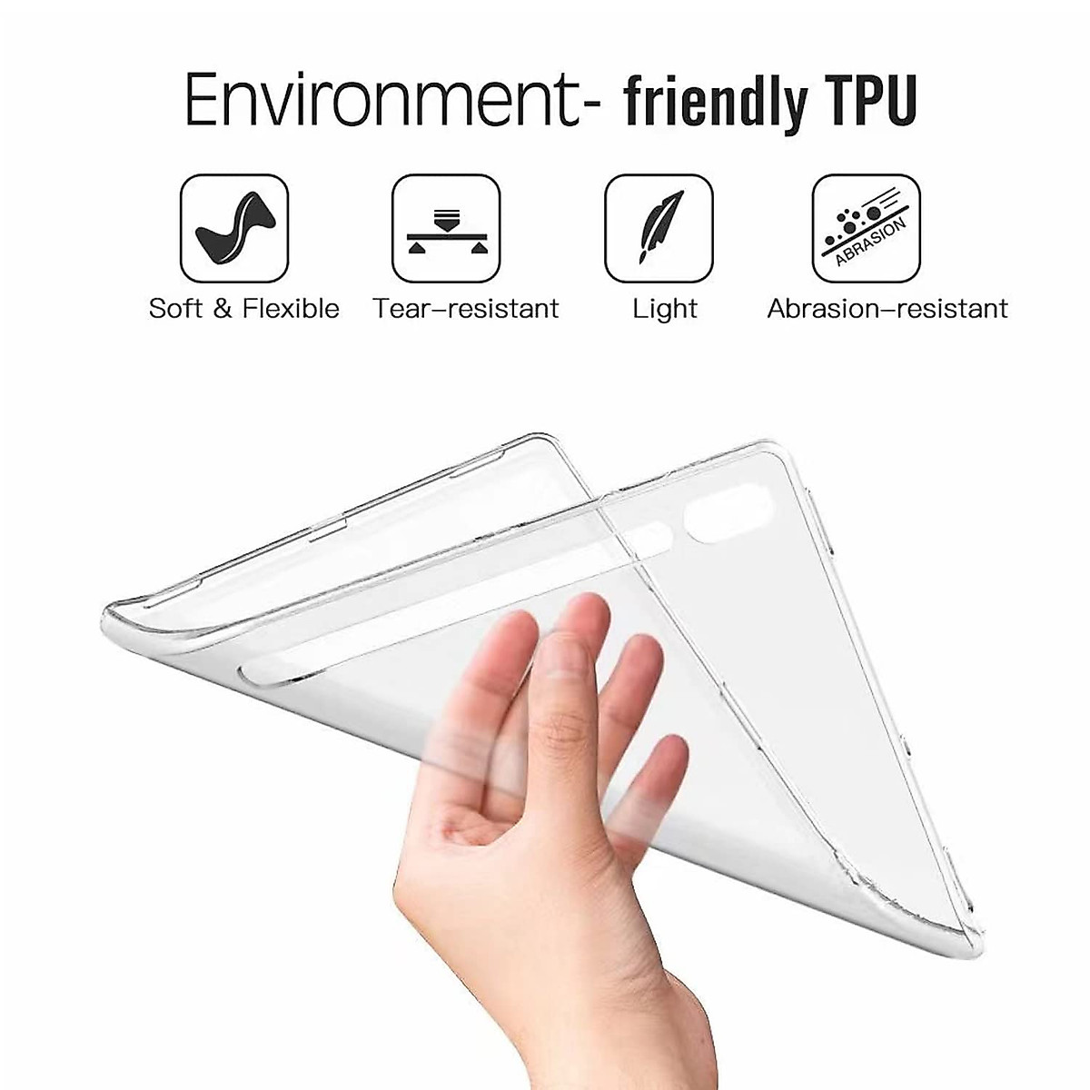 Zeking for Samsung Galaxy Tab S8 Ultra Case, Anti-Scratch Ultra Slim Thin TPU Rubber Soft Skin Silicone Premium Protective Case for Galaxy Tab S8 Ultra 14.6" (SM-X900/ X906)