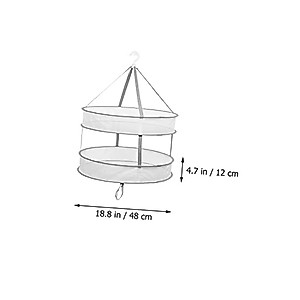 Alipis Double Clothes Basket Dish Drying Rack Large C Fold Towels Mesh Bra Mesh Drying Rack Socks Drying Hanger Clothes Drying Net Underwear Drying Net Socks Drying Mesh Net Grey Mesh