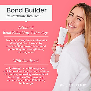 PHILIP KINGSLEY | Bond Builder Restructuring Treatment Hair Repair Mask | Treatment for Damaged, Bleached, Colored Hair | Breakage and Split Ends Treatment | 5.07oz