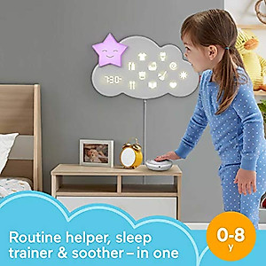 Fisher Price Sound Machine Lumalou Better Bedtime Routine System Interactive with Customizable Lights Music & Timers For Ages 0-8 Years