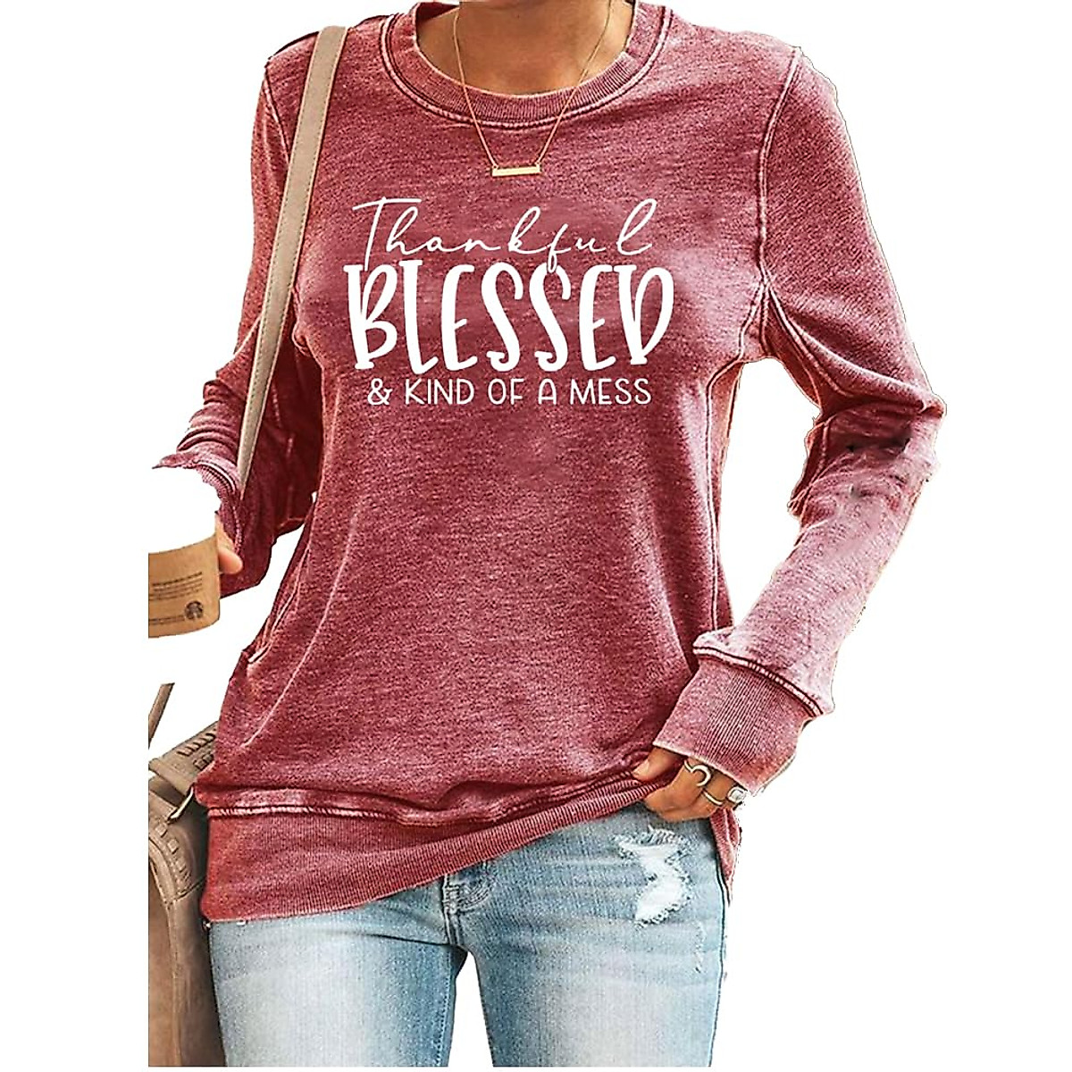 Thankful Blessed And Kind Of A Mess Shirt But Trusting God T Shirt Thankful Blessed And Kind Of A Mess Sweatshirt Thankful And Blessed Tshirt For Women Thankful And Blessed Shirt Plus Size Xl