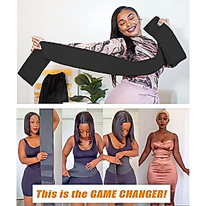 UliUli Waist Trainer for Women Tummy Control Stomach Wraps Lower Belly Fat Plus Size Under Clothes Seamless Sweat Band Faja Shapewear Waist Cincher Workout Gym