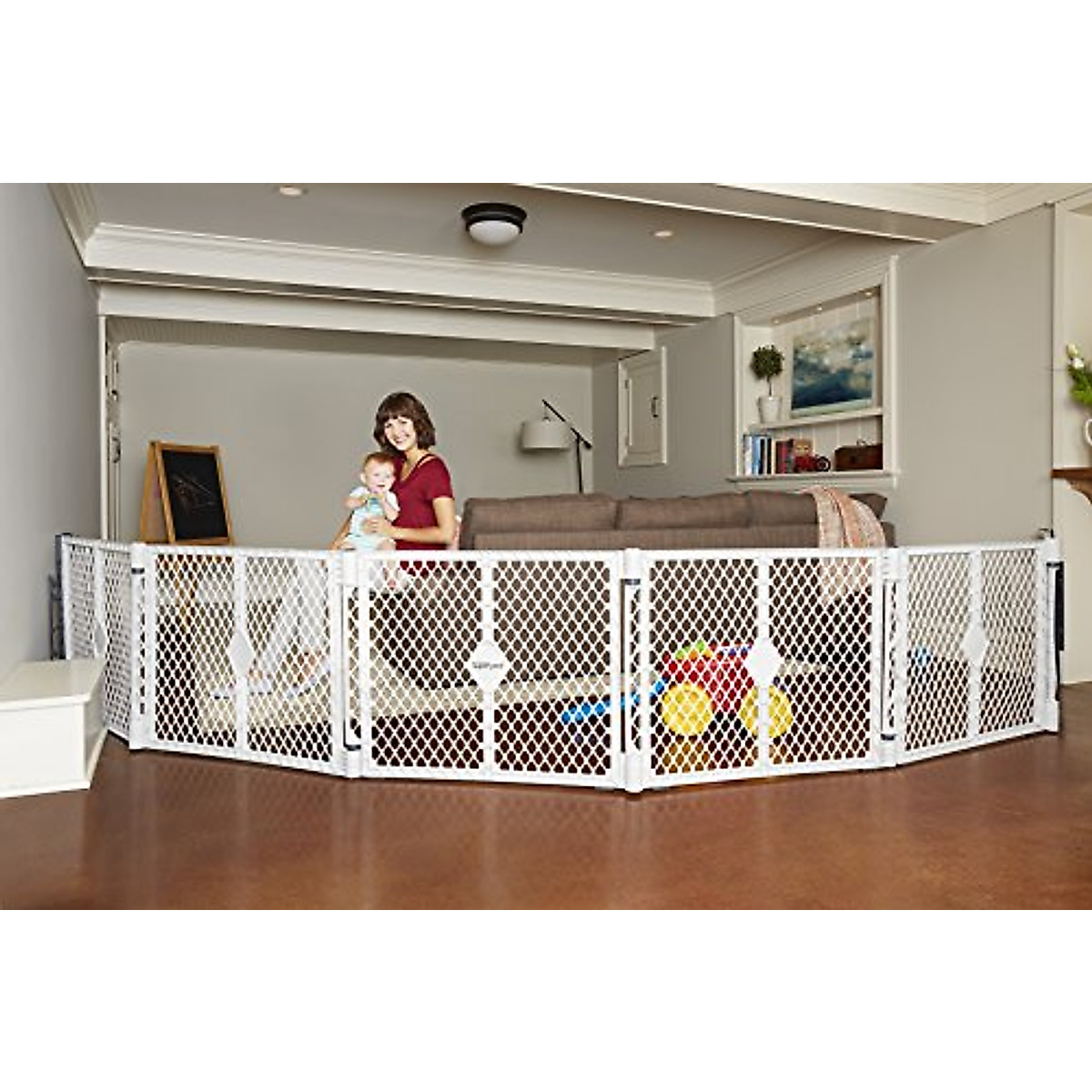 Toddleroo Superyard Wall Mount Kit - Extra Wide Safety Barrier