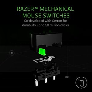 Razer Mamba Elite Gaming Mouse with 16.000 DPI 5G Optical Sensor, 9 Programmable Buttons, Ergonomic Form Factor, Powered Chroma