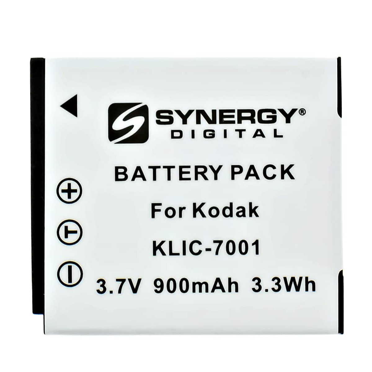 Synergy Digital Camera Battery, Compatible with Kodak KLIC-7001 Battery (Li-Ion, 3.7V 900 mAh) - Ultra Hi-Capacity Battery