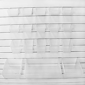 Proslat 03250 Probin Storage Bin Kit Designed for PVC Slatwall, 18-Piece