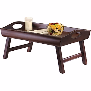 Winsome Wood Sedona Bed Tray, Antique Walnut