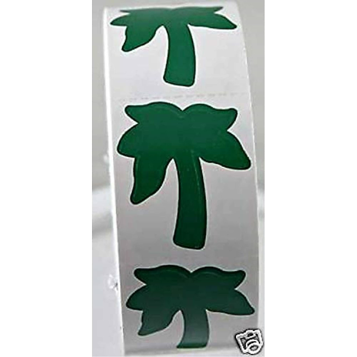 Palm Tree Tanning Stickers 1000 Ct Roll