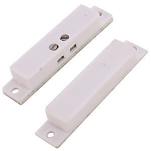 UHPPOTE Normal Closed Wired Screw-Terminal Surface-Mount Magnetic Contact for Window Door Security (Pack of 5)