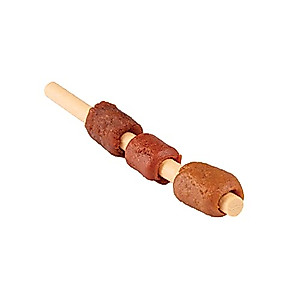 SmartBones Smart Kabobz, Treat Your Dog to a Rawhide-Free Chew Made With Real Chicken, Beef and Pork 18 Count (Pack of 1)