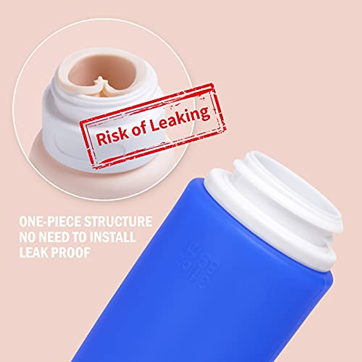 Valourgo 10 Pack Travel Bottles Set for Toiletries, 3 Ounce Portable Travel Size Containers Leak Proof Spray Bottles Tubes Shampoo Conditioner Accessories with Label