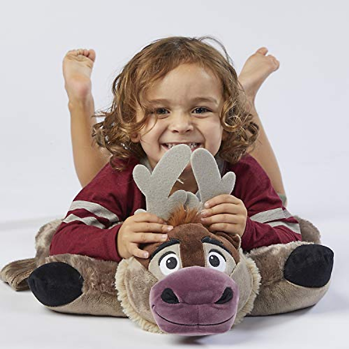 Pillow Pets Disney Frozen II Sven Reindeer Stuffed Animal Plush Brown